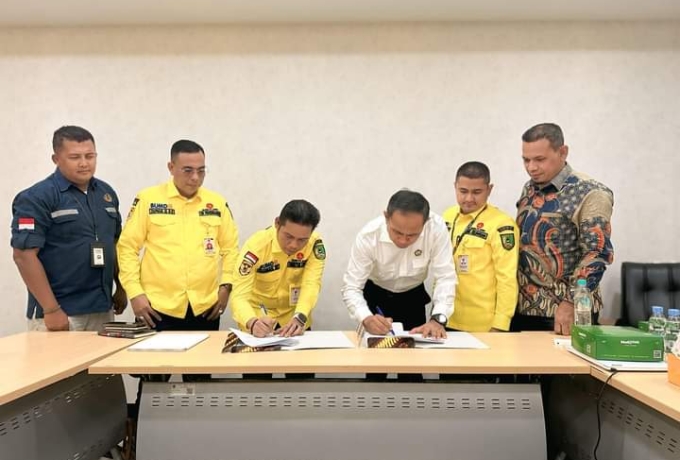 PT SPRH Perseroda Rohil Tanda Tangani MoA dengan PPSDM Migas Cepu PT SPRH Perseroda Rohil Tanda Tangani MoA dengan PPSDM Migas Cepu